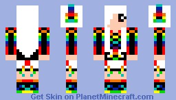 Rainbow Shock Minecraft Skin
