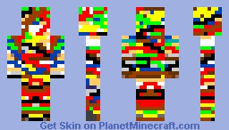 Rainbow Guy Minecraft Skin