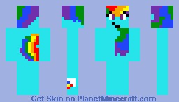 Rainbow Dash Minecraft Skin