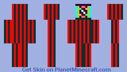 Rainbow Man Minecraft Skin