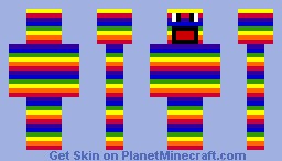 Rainbow Man! Minecraft Skin
