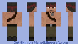 Rambo Minecraft Skin