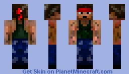 John Rambo Minecraft Skin