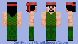 John Rambo Minecraft Skin