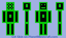 Random green thing Minecraft Skin