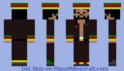 Rasta Steve Minecraft Skin