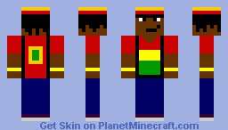 Rasta Man Minecraft Skin