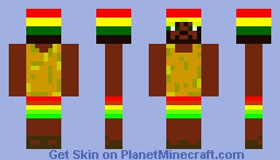 Rasta Guy Minecraft Skin