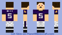 Baltimore Ravens Player Minecraft Skin