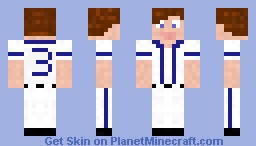 Tampa Bay Ray's Player Minecraft Skin