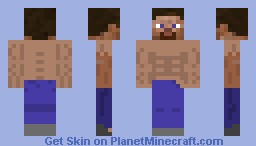 Strongman Steve Minecraft Skin