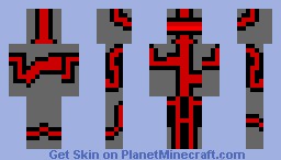 Red Robot Minecraft Skin