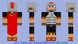 Red Roman Soldier Minecraft Skin