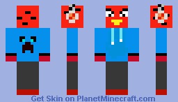 Red Angry Bird Minecraft Skin