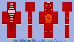 Red Antart Minecraft Skin