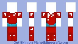 Red Armour Minecraft Skin