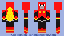 Red Axem X Minecraft Skin