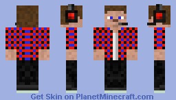 Red Checkered Top (By Mikeyham2000) Minecraft Skin