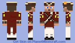 English Revolutionary War Soldier Minecraft Skin
