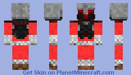 Red Commander/Commando Minecraft Skin