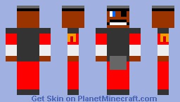 Red Demoman from Team Fortress 2 Minecraft Skin