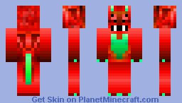 Red Dragon (Moving Eyes And Mouth) Minecraft Skin