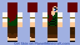 Red Haired Villager Minecraft Skin