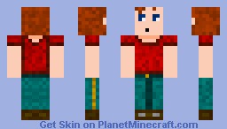 Red Head Minecraft Skin
