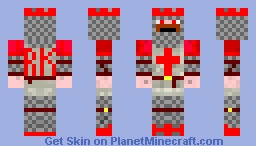 RvB Red Knight Yelling Minecraft Skin