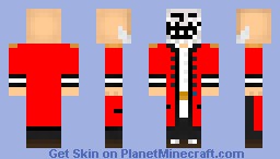 Red Mage with Troll face Minecraft Skin