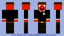 Airex45's Red Man YouTube skin Minecraft Skin