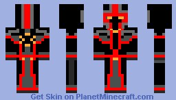 Red Mech Suit Minecraft Skin