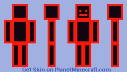 Red Outline Minecraft Skin
