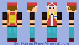 Red (Pokemon) (Blocky) Minecraft Skin