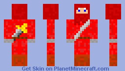Red Ranger Minecraft Skin