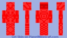 Red Robot Minecraft Skin