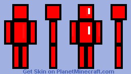 Red-Robot Minecraft Skin
