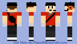 RED Scout Minecraft Skin