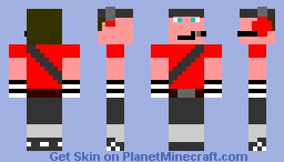 Red Scout Minecraft Skin