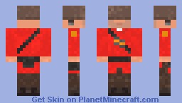 Team Fortress 2 - Soldier [Better in Preview] Minecraft Skin