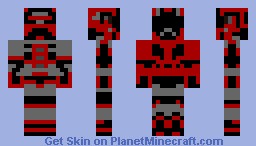 Red Spartan Minecraft Skin
