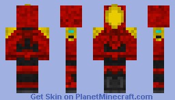 Red Spartan Minecraft Skin