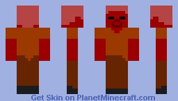 Red Steve Minecraft Skin