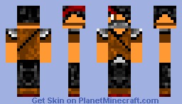 Red Stripe Nomad Minecraft Skin
