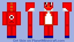 Red Yoshi Minecraft Skin