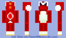Red Yoshi Minecraft Skin