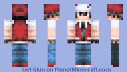 Pkmn Trainer Red Minecraft Skin