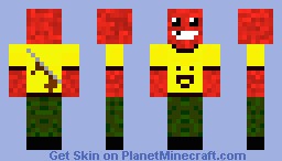Red Thing With Gun Minecraft Skin