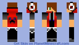 Red and Black DJOJMacc99 Minecraft Skin
