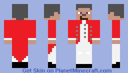 Steve the British Redcoat Minecraft Skin